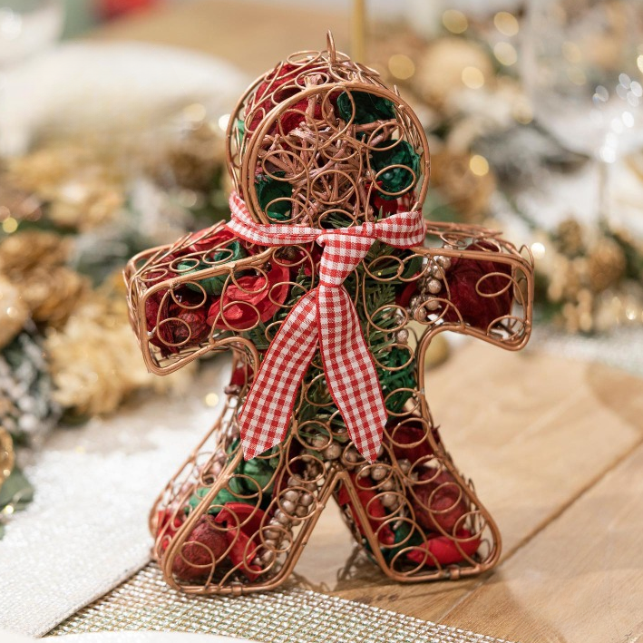 Buy Gingerbread Man Metal Cage Potpourri Online | The Maeva Store