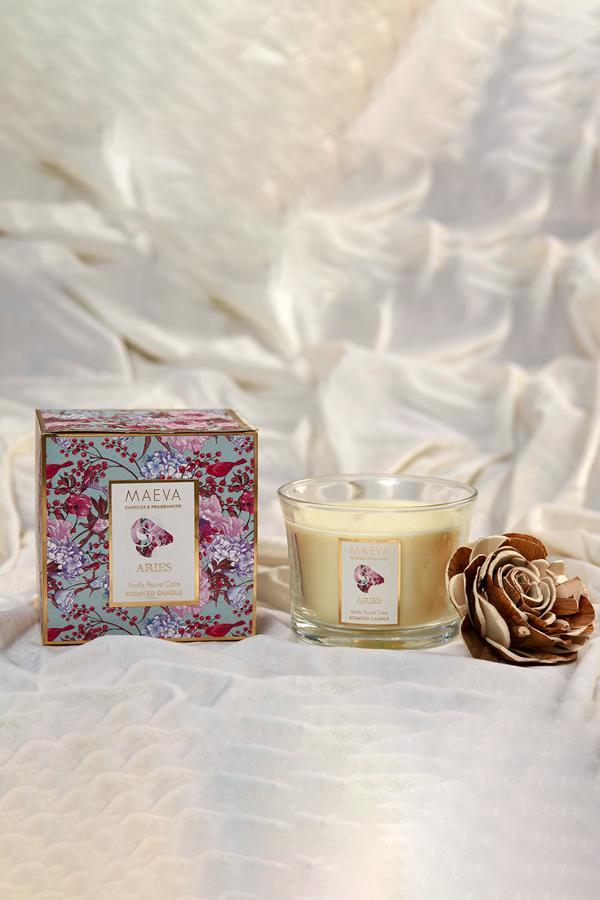 Zodiac Flared Glass Candle | The Maeva Store – The Maeva Store