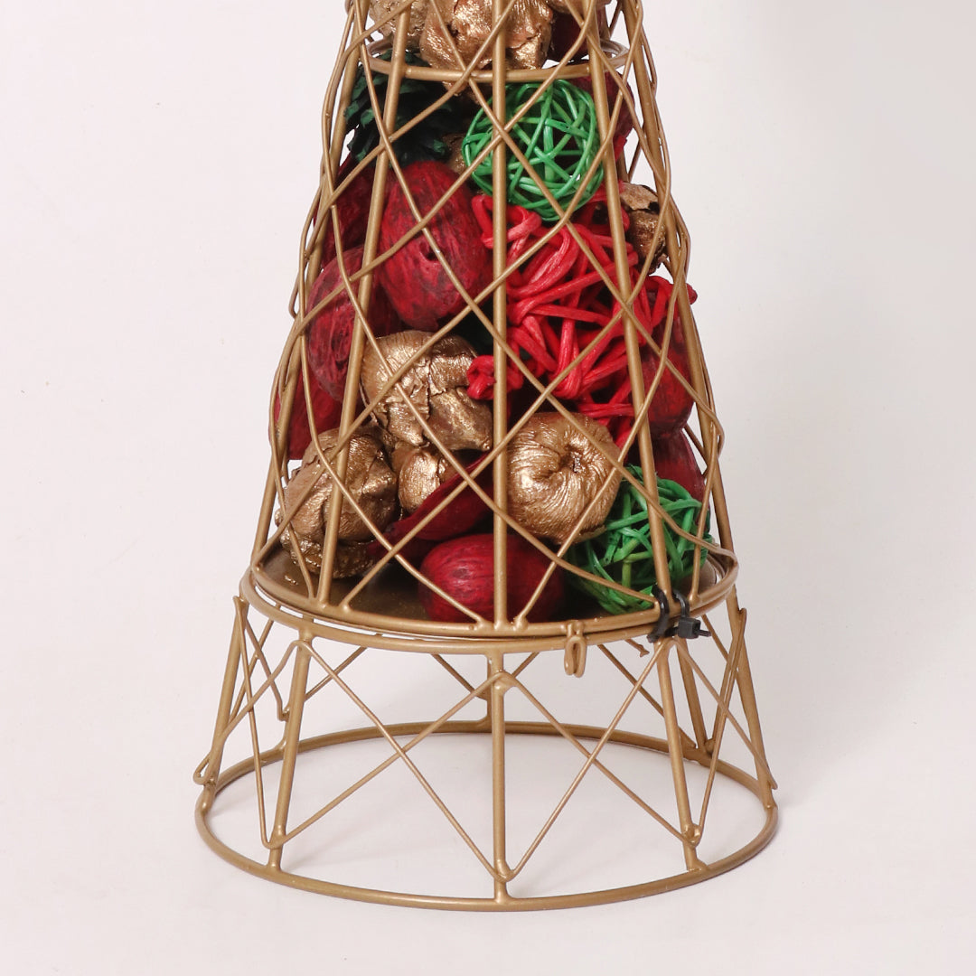 Shop Christmas Tree Metal Cage Potpourri Online in India | The Maeva ...