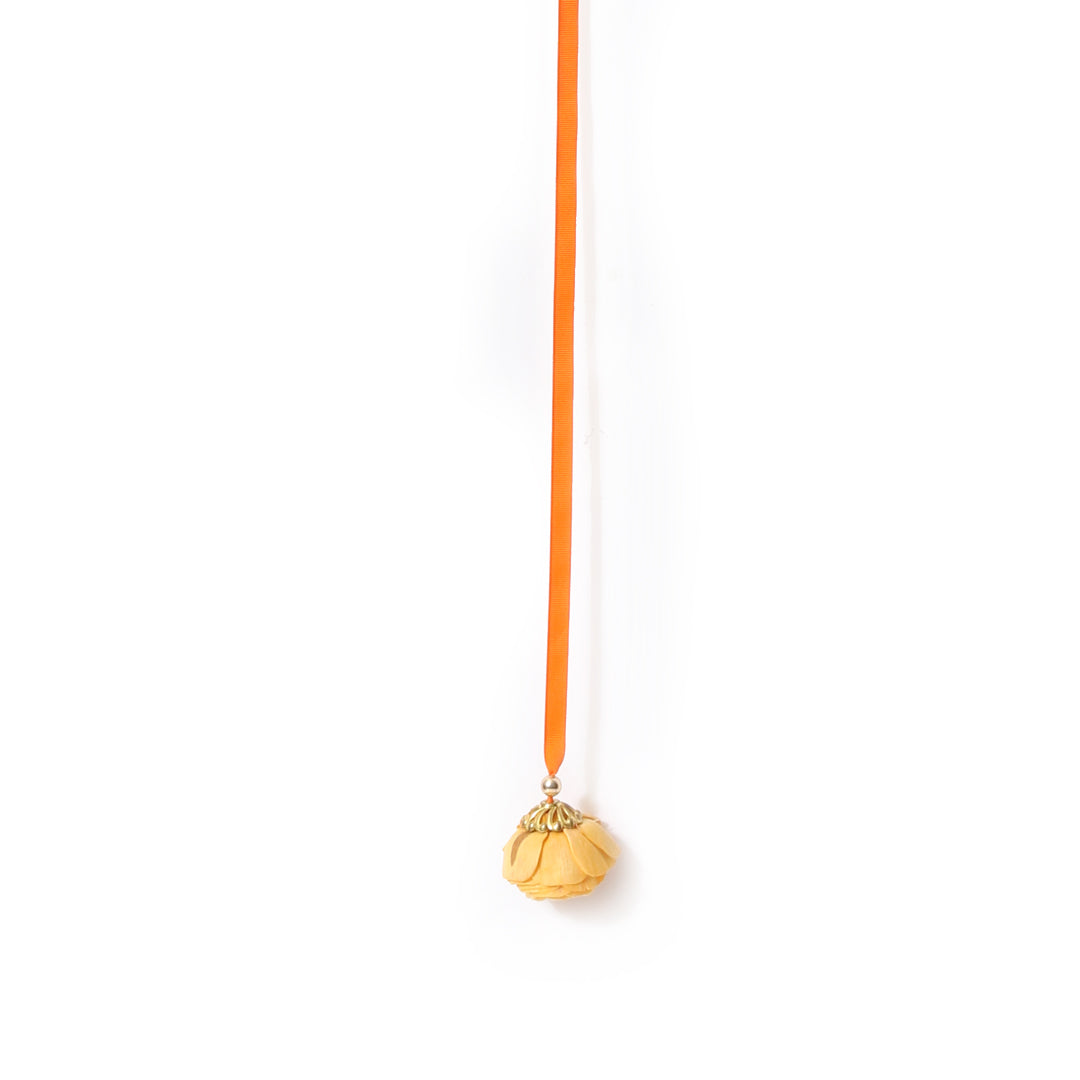 Buy Ribbon Floral String Set of 5 Online | Orange Flower String | The ...