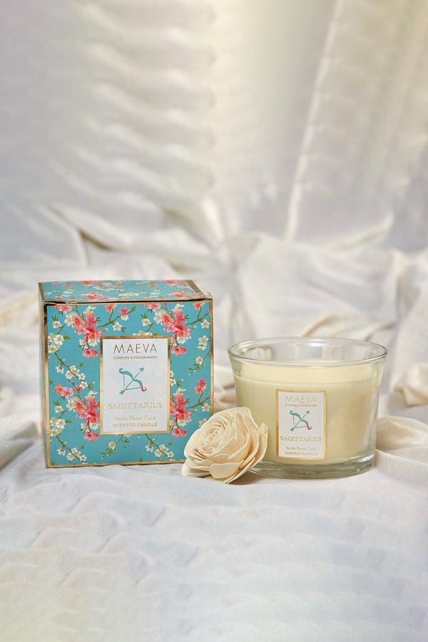 Zodiac Flared Glass Candle | The Maeva Store – The Maeva Store