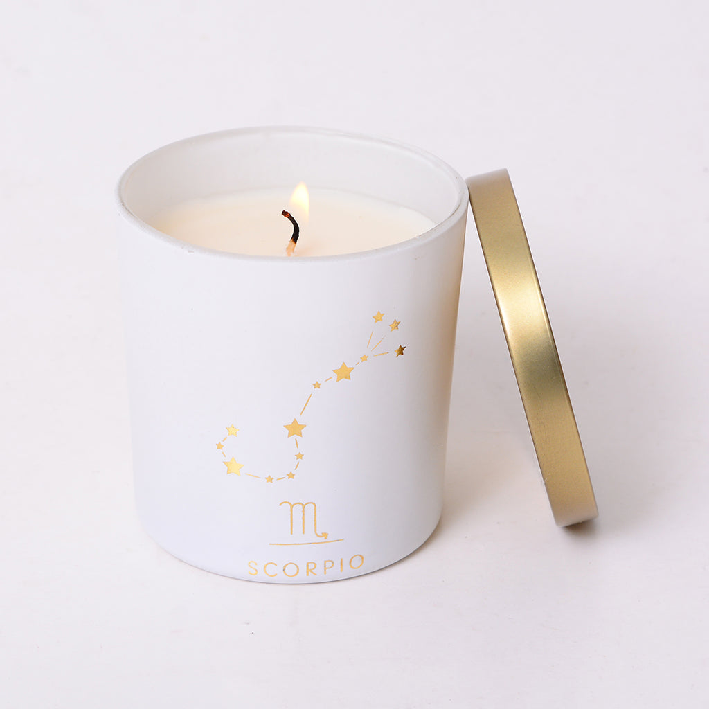 Buy Scorpio Zodiac Scented Jar Candle - Set of 2 Online | The Maeva Store